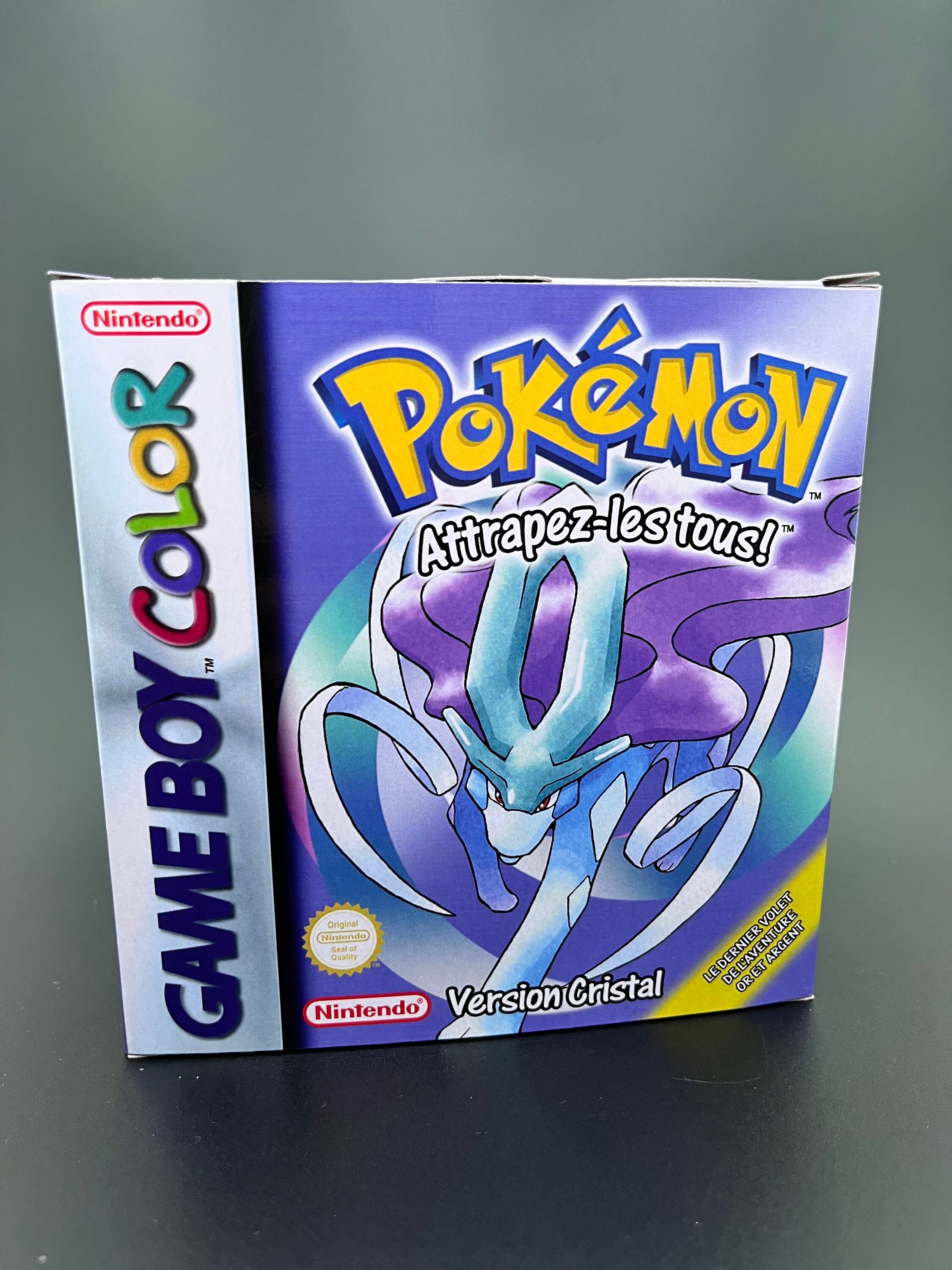 Pokémon Crystal Version Gameboy Color Box Free Delivery - Etsy UK