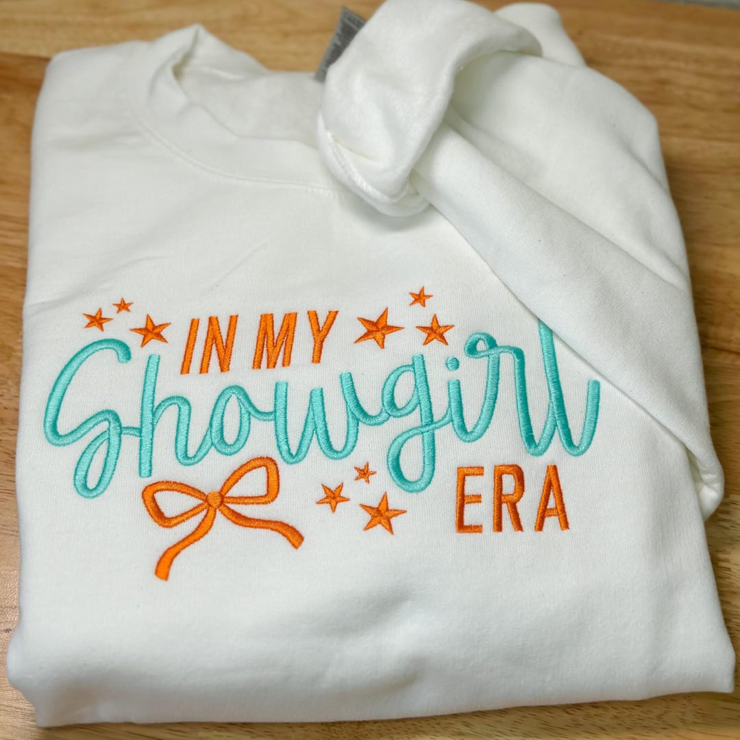 Showgirl Era Sweatshirt Embroidered Life of a Showgirl Crew Neck Gift ...