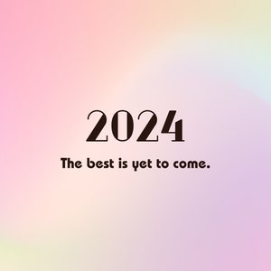 Gradient 2024 Wall Calendar - Etsy