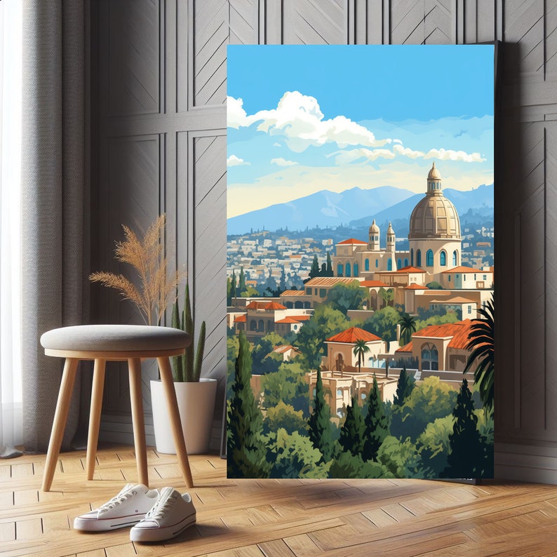 Bervely Hills, Digital Art Print - Etsy