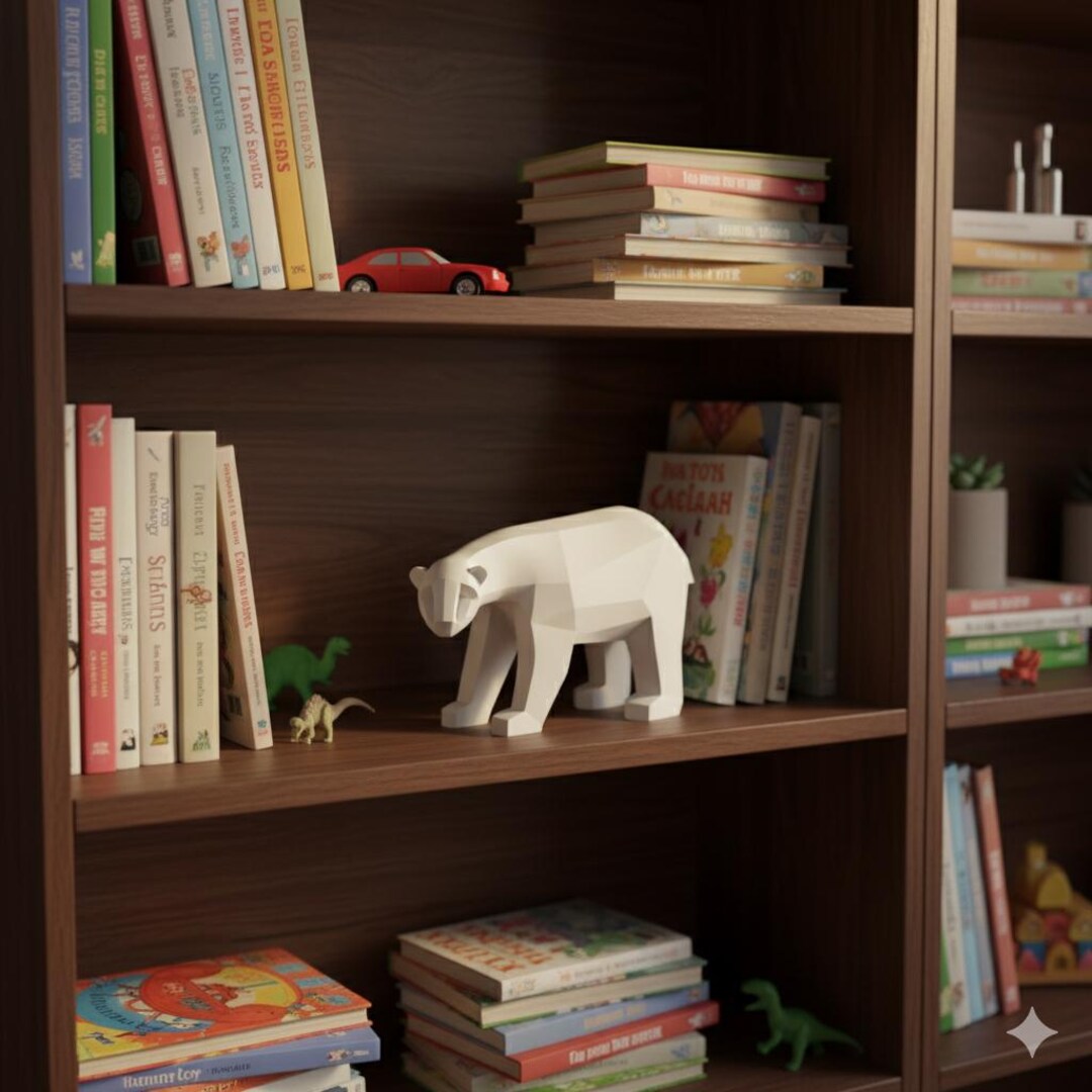 3D Bear Papercraft Template: DIY Low Poly Animal Sculpture - Etsy