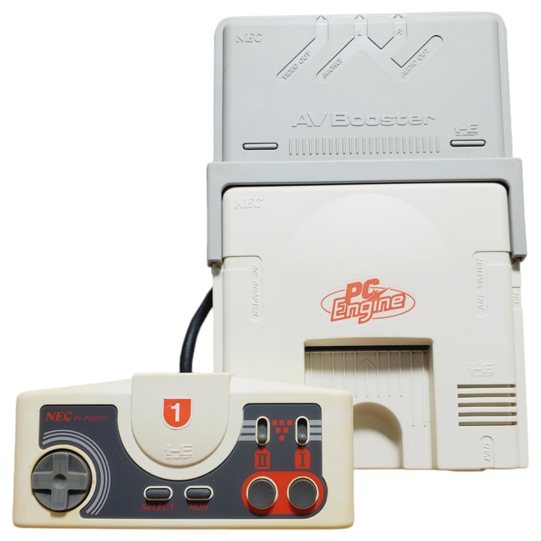 PC Engine Av Booster Console Set - Etsy