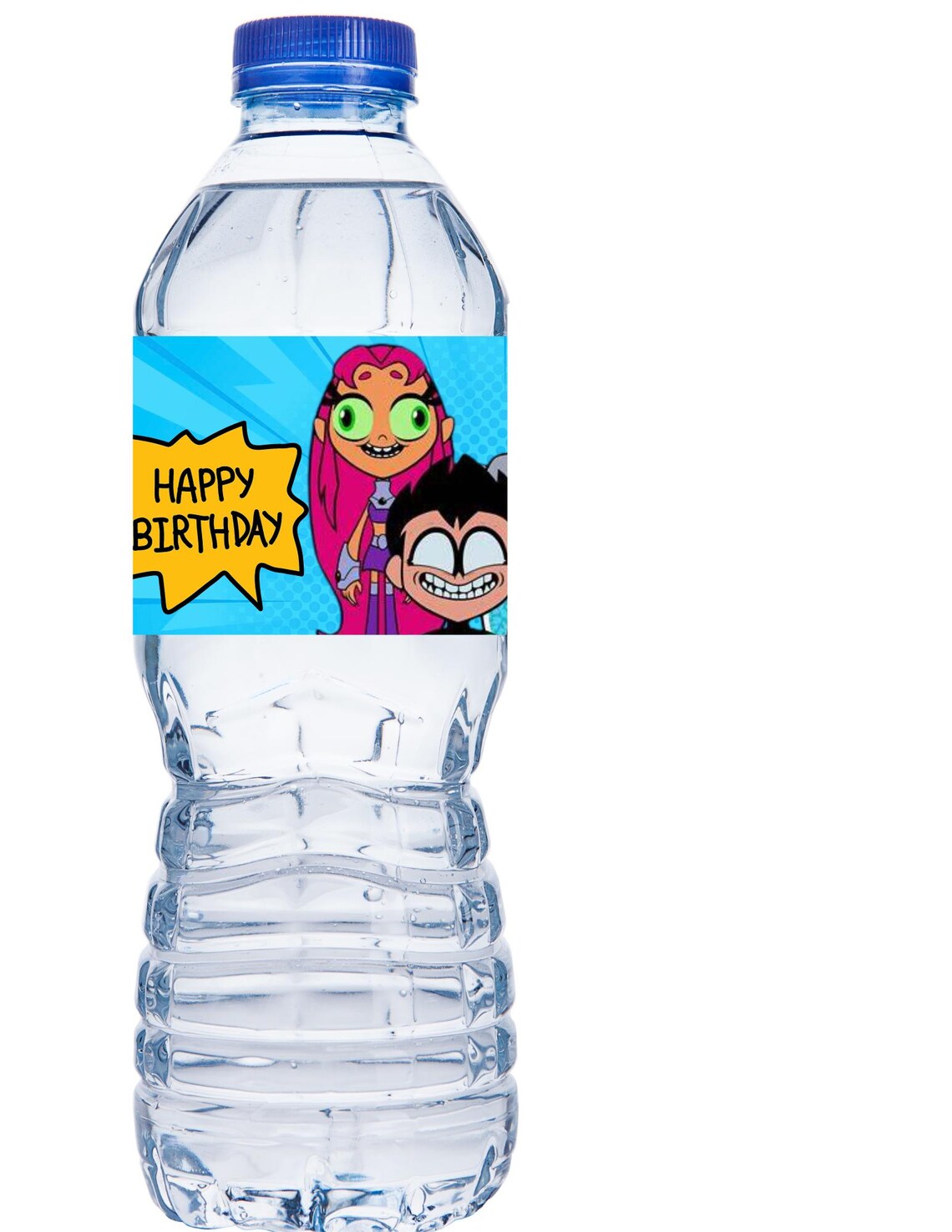 Teen Titans Go! Water Bottle Labels Template - Printable Teen Titans Go ...