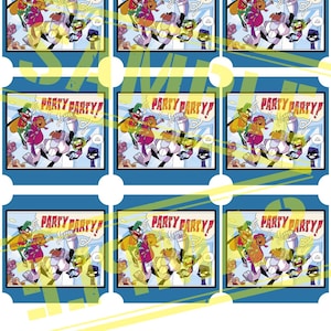 Teen Titans Go! Water Bottle Labels Template - Printable Teen Titans Go ...