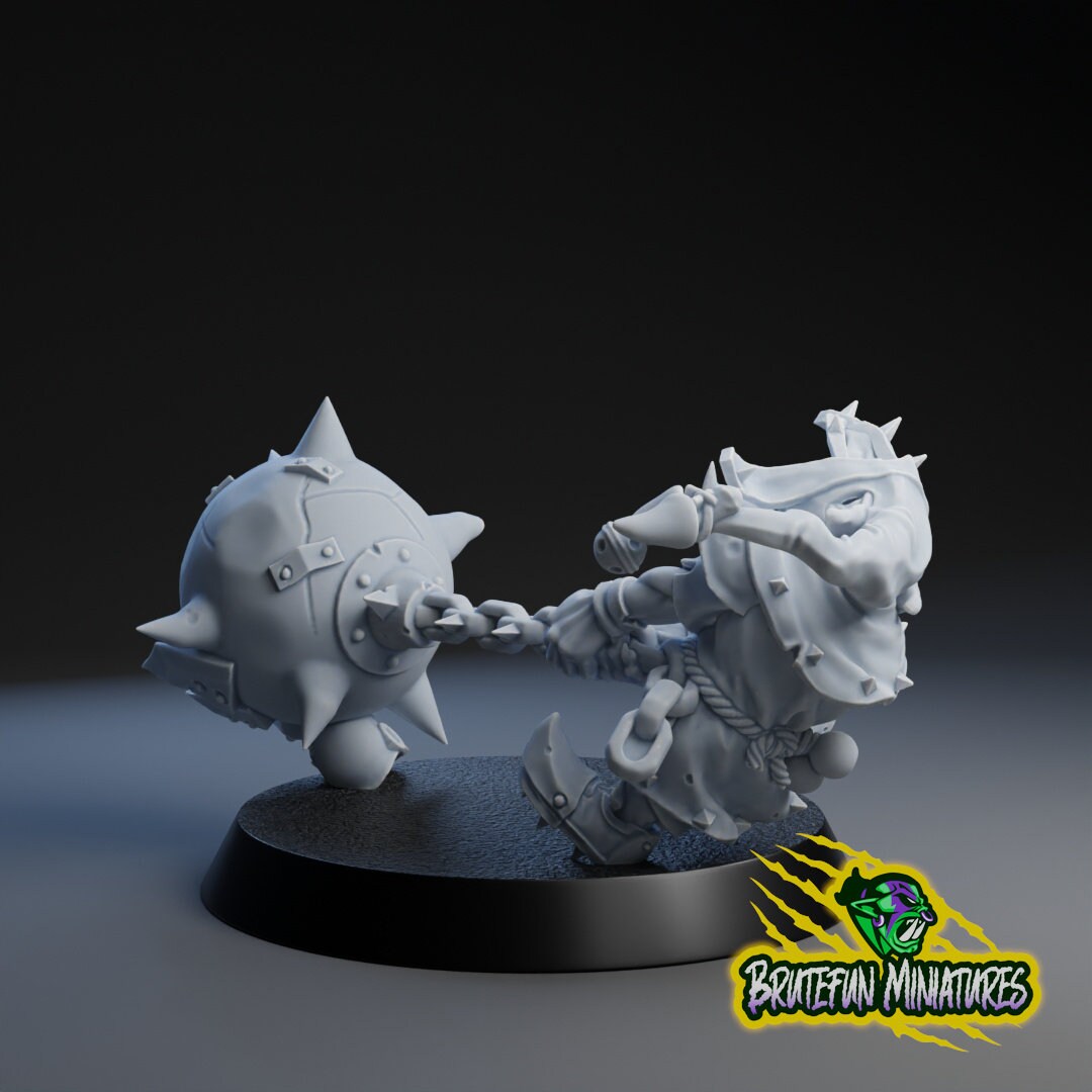 Brutefun Miniatures - Fantasy Football Goblin Dervish Star "fungus the ...