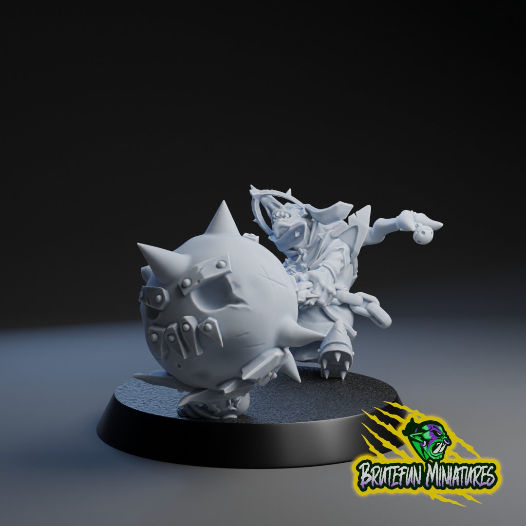 Brutefun Miniatures - Fantasy Football Goblin Dervish Star "fungus the ...