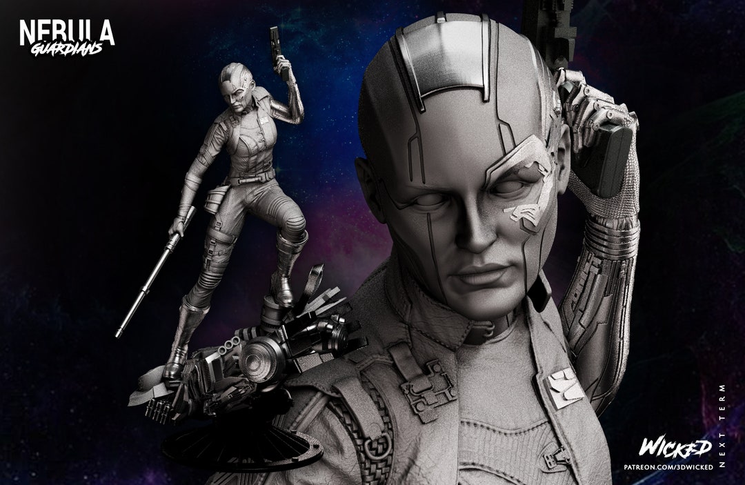 Wicked Marvel Nebula Sculpture 1/12 Scale - Etsy