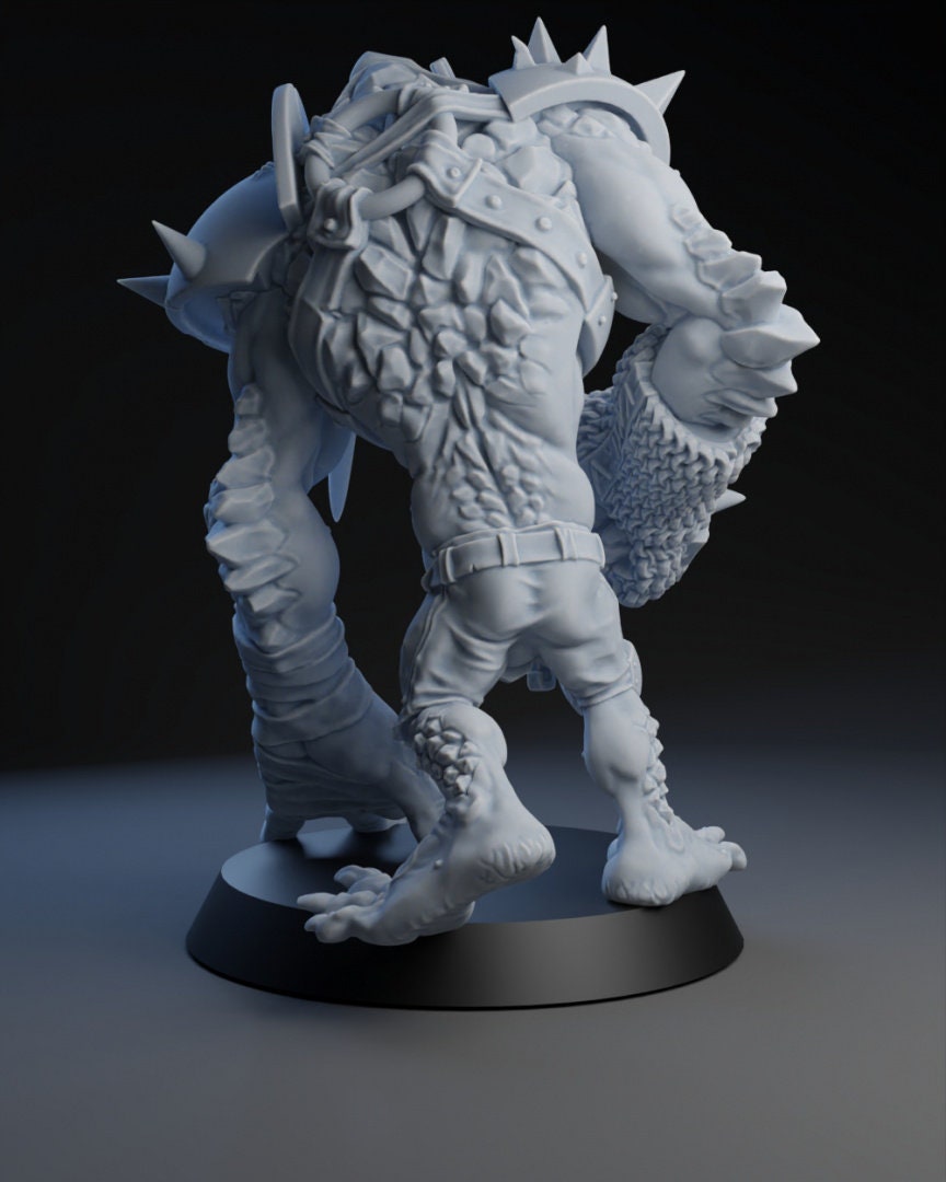 Brutefun Miniatures - Fantasy Football Professional Troll Bruiser - Etsy