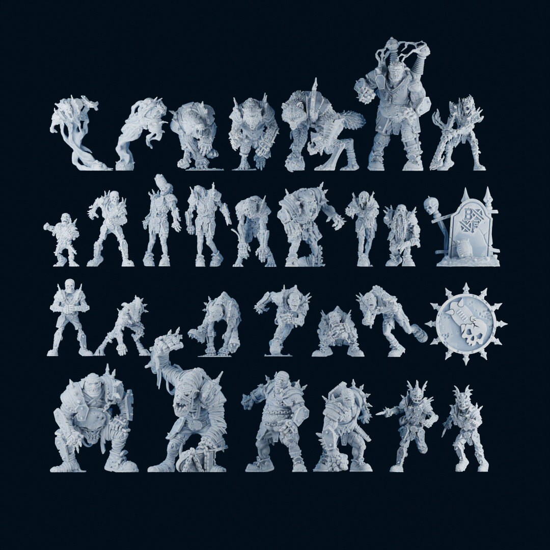 Brutefun Miniatures - Fantasy Football Masters of Death COLLECTION ...