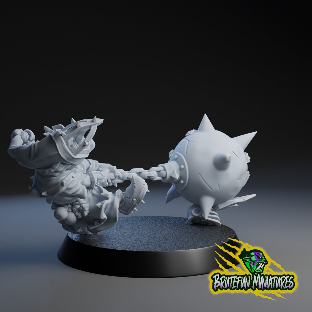 Brutefun Miniatures - Fantasy Football Goblin Dervish Star "fungus the ...