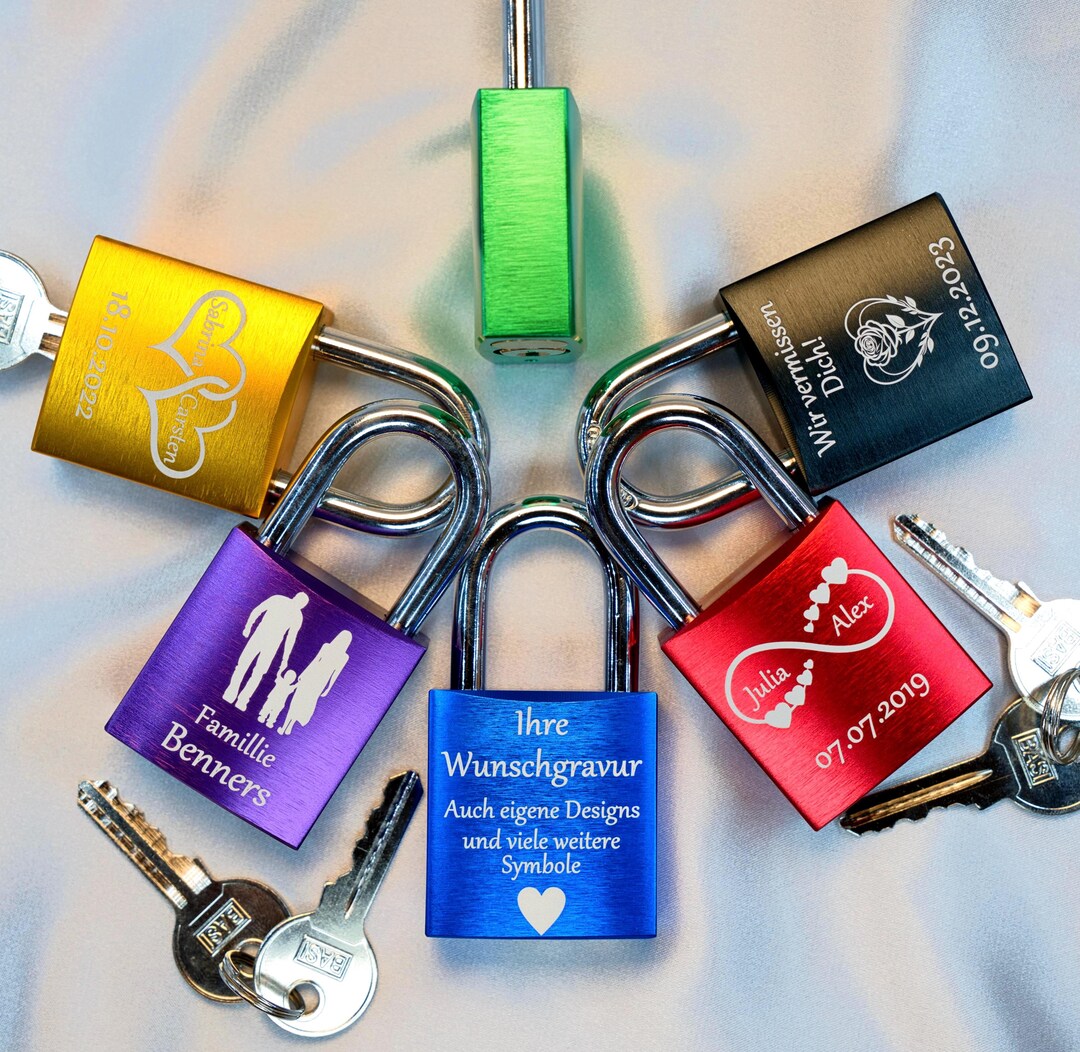 Love Lock, Partner Lock, Friendship Lock, Family Lock, Kindergarten ...