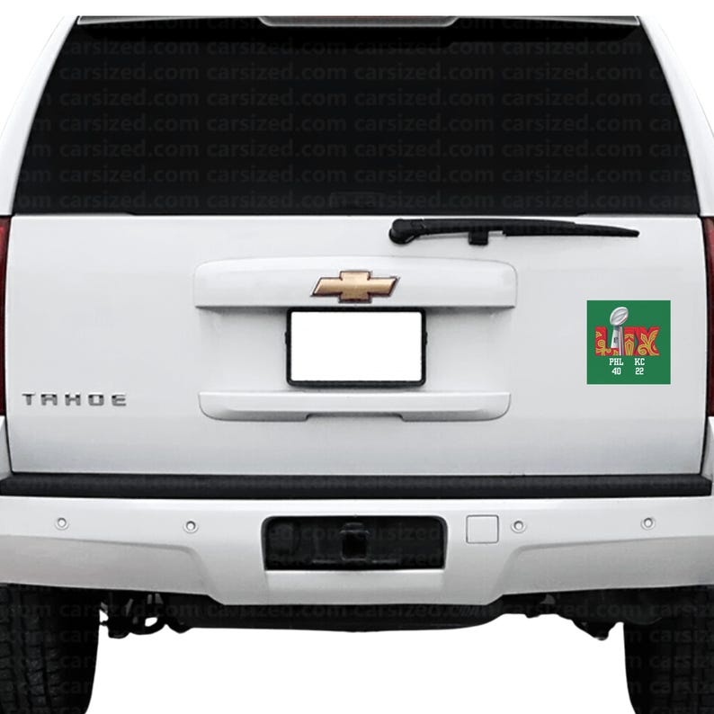 Super Bowl 59 Score Car Magnet: Eagles Fan Gift - Etsy