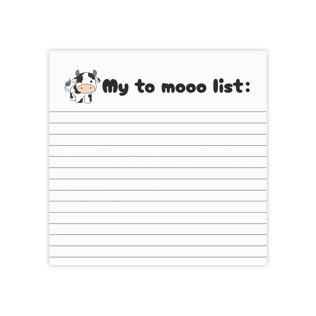 Cow Post-it, to Mooo List Post-it, Funny Post-it, Farmer Post It, Cow ...