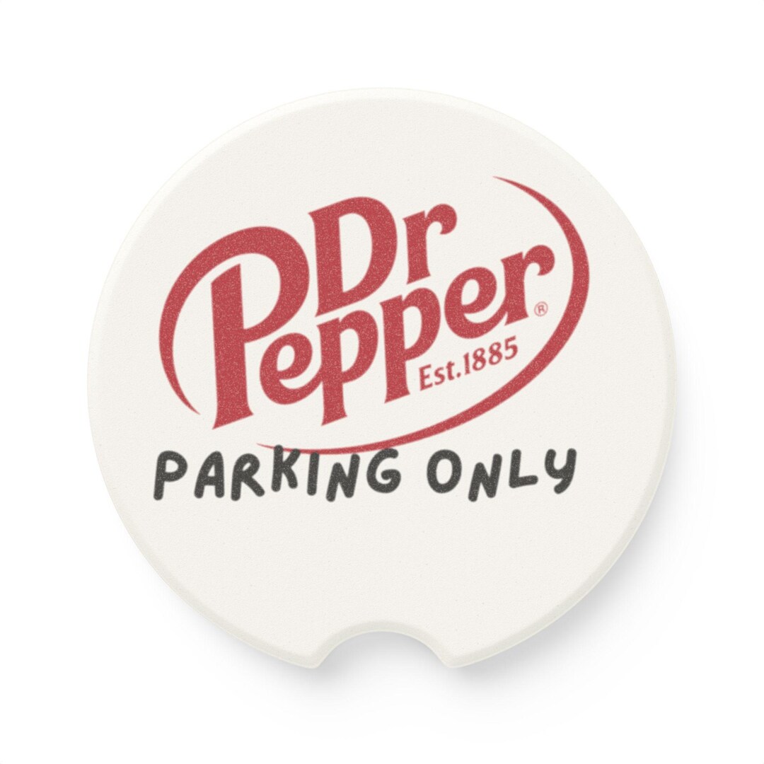 Dr. Pepper Soapstone Car Coaster, Soda Car Coaster, Car Coasters, Dr ...