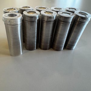 Reusable Plastic Quarter Rolls - Etsy