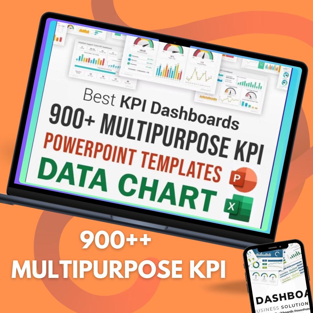 KPI Dashboard Template Powerpoint Diagrams With Editable Excel ...