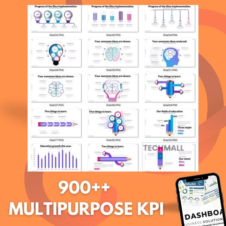 KPI Dashboard Template Powerpoint Diagrams With Editable Excel ...