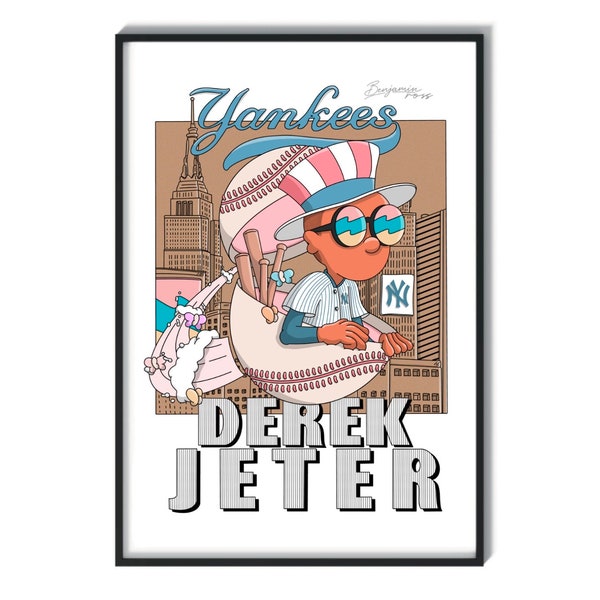 Derek Jeter Poster - Etsy