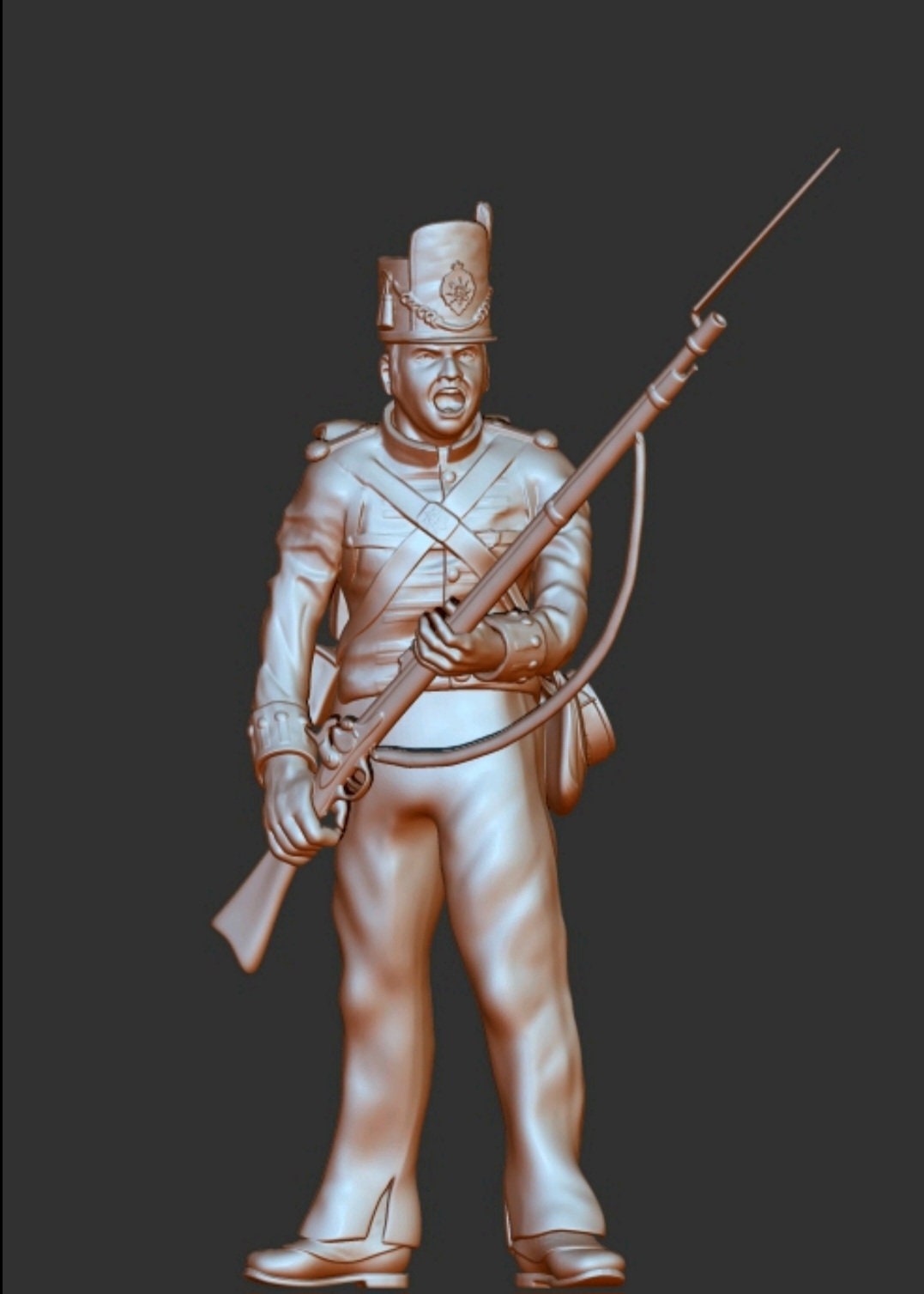 Resin Printed British Napoleonic Infantry Scale Models - 3D Printed ...
