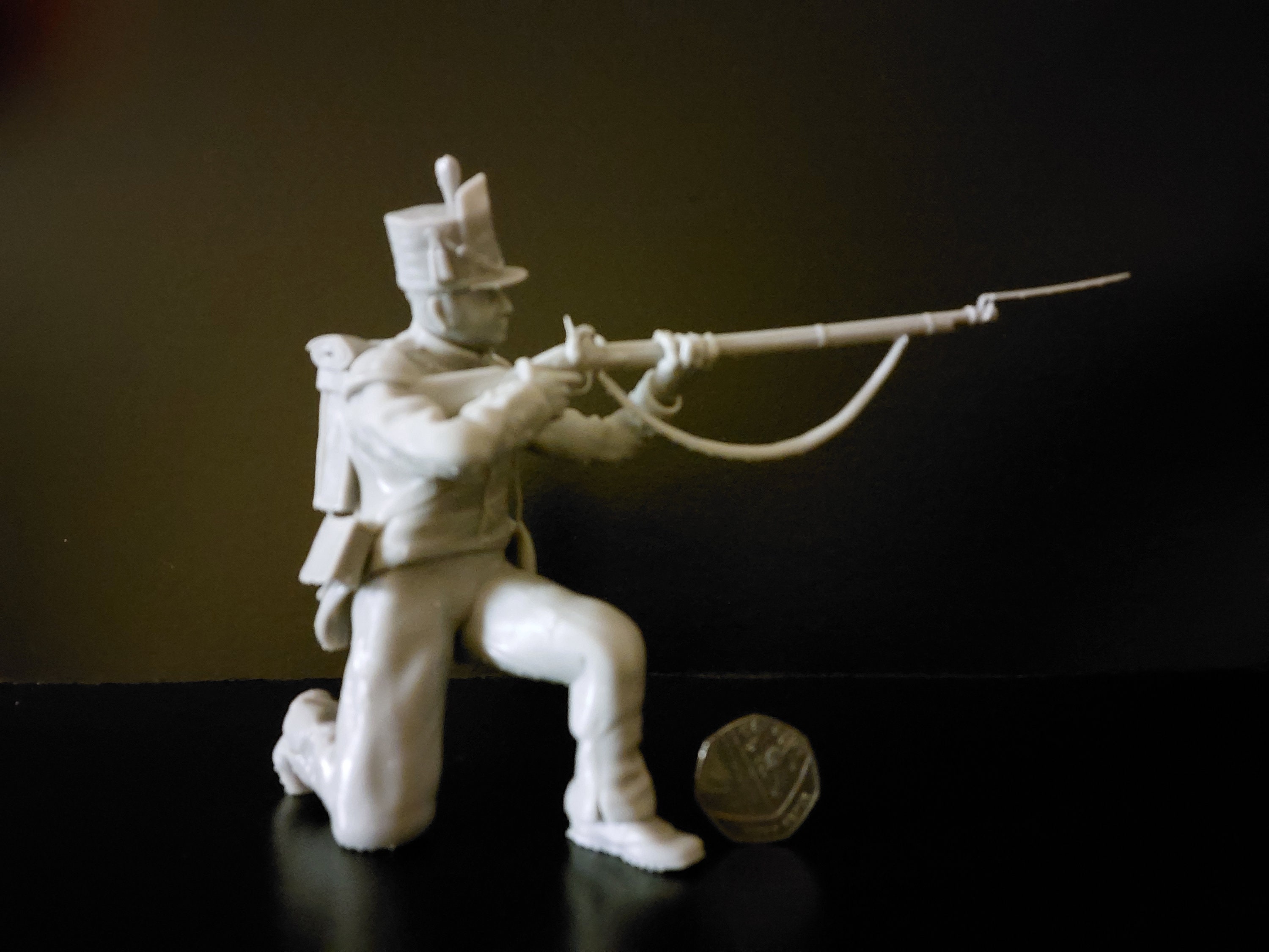 Resin Printed British Napoleonic Infantry Scale Models - 3D Printed ...