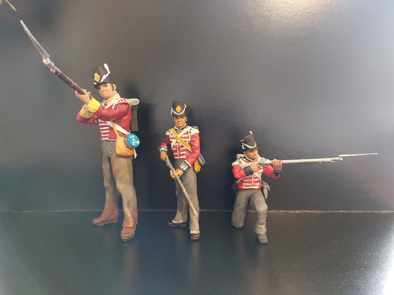 Resin Printed British Napoleonic Infantry Scale Models - 3D Printed ...