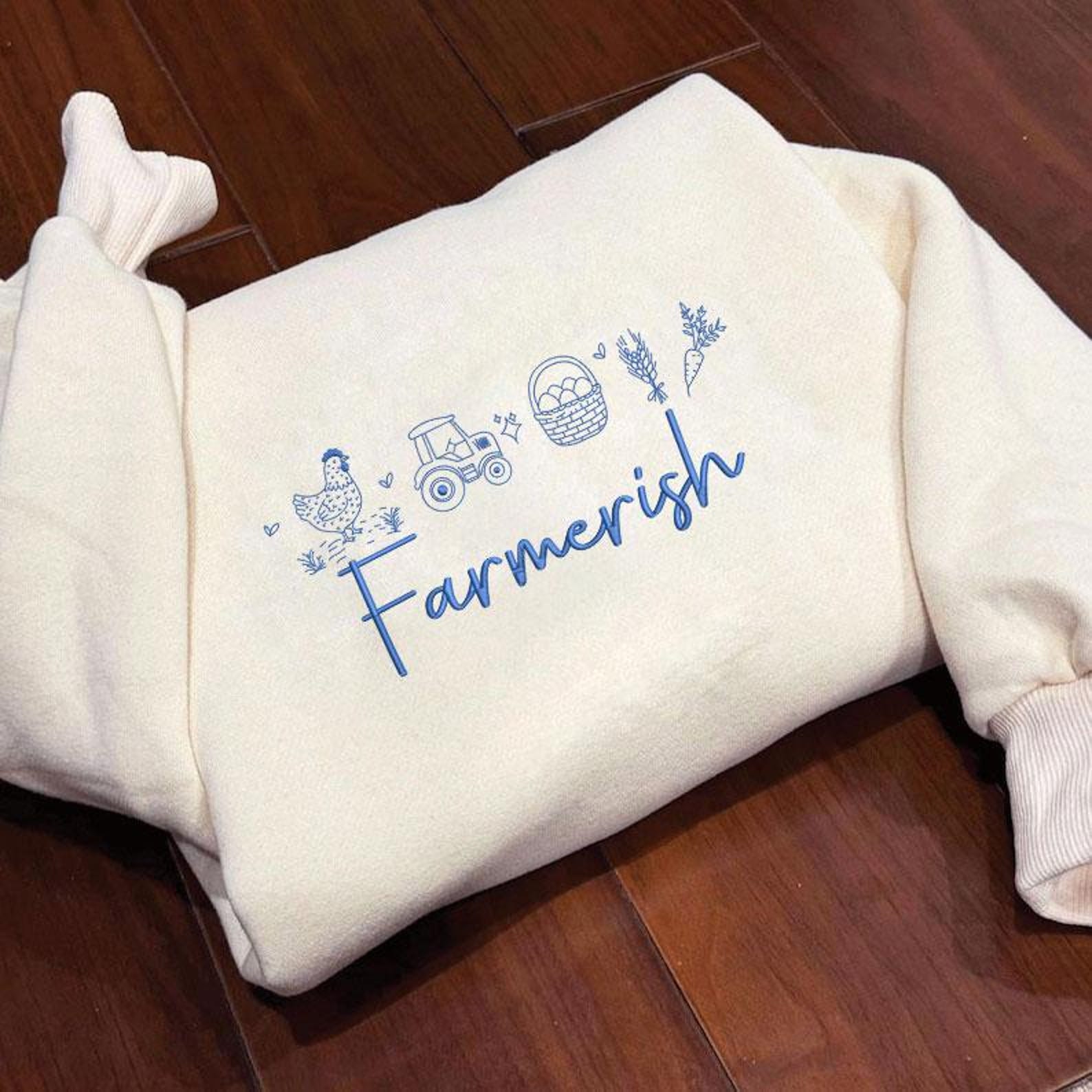 Farmerish Icons Machine Embroidery File, Farm Life Design (instant ...