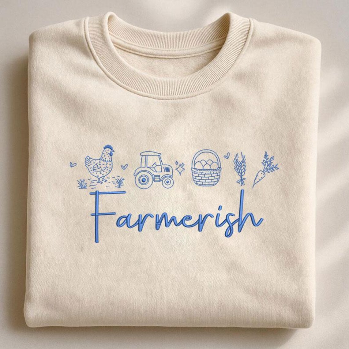 Farmerish Icons Machine Embroidery File, Farm Life Design (instant ...
