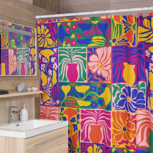 Funky Shower Curtain - Etsy