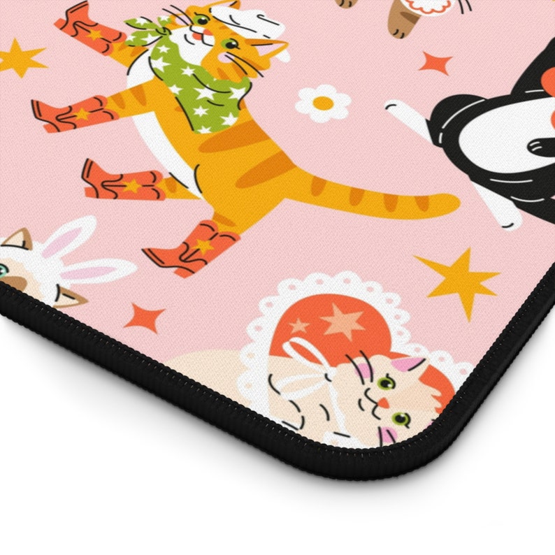 Costume Cats Desk Mat | Cute Funny Kittens Unique Eclectic Kitsch ...