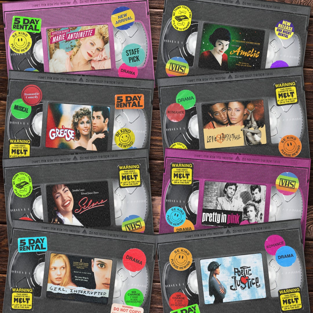 Your Pick Drama VHS Area Rugs 36" X 24" | Unique Ecelctic Retro Iconic ...