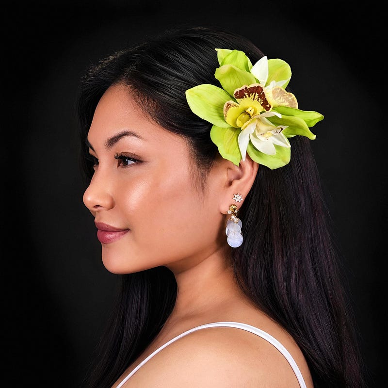 Orchid Hair Clip - Etsy