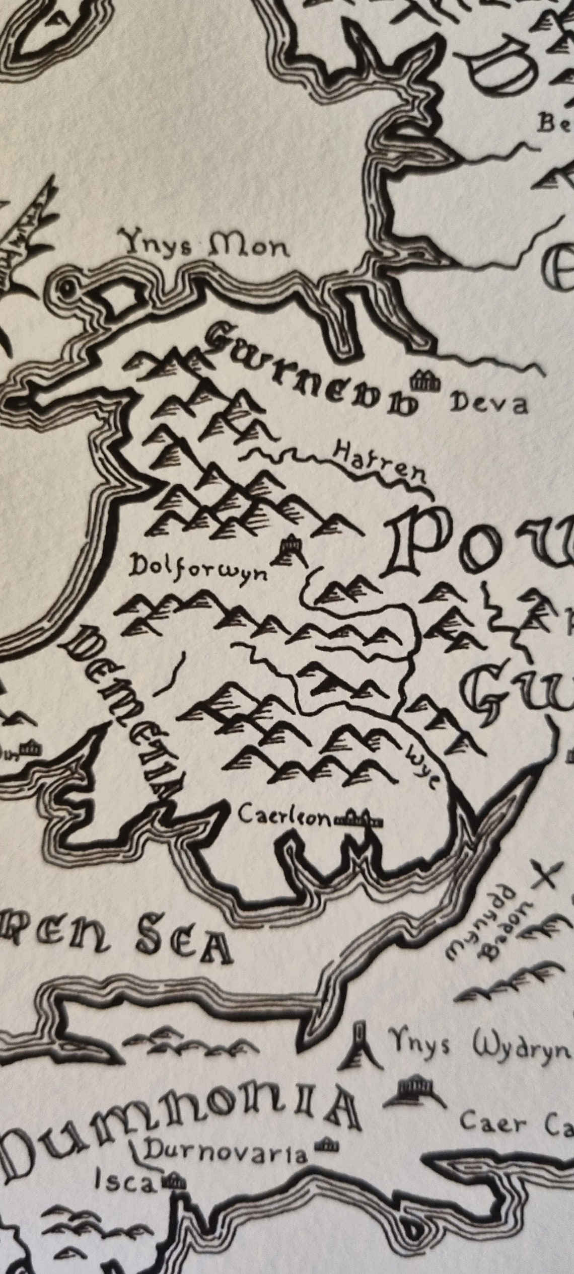 Map of Arthurian Britain - Etsy