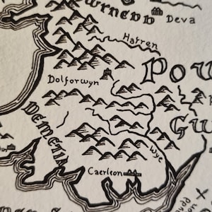 Map of Arthurian Britain - Etsy