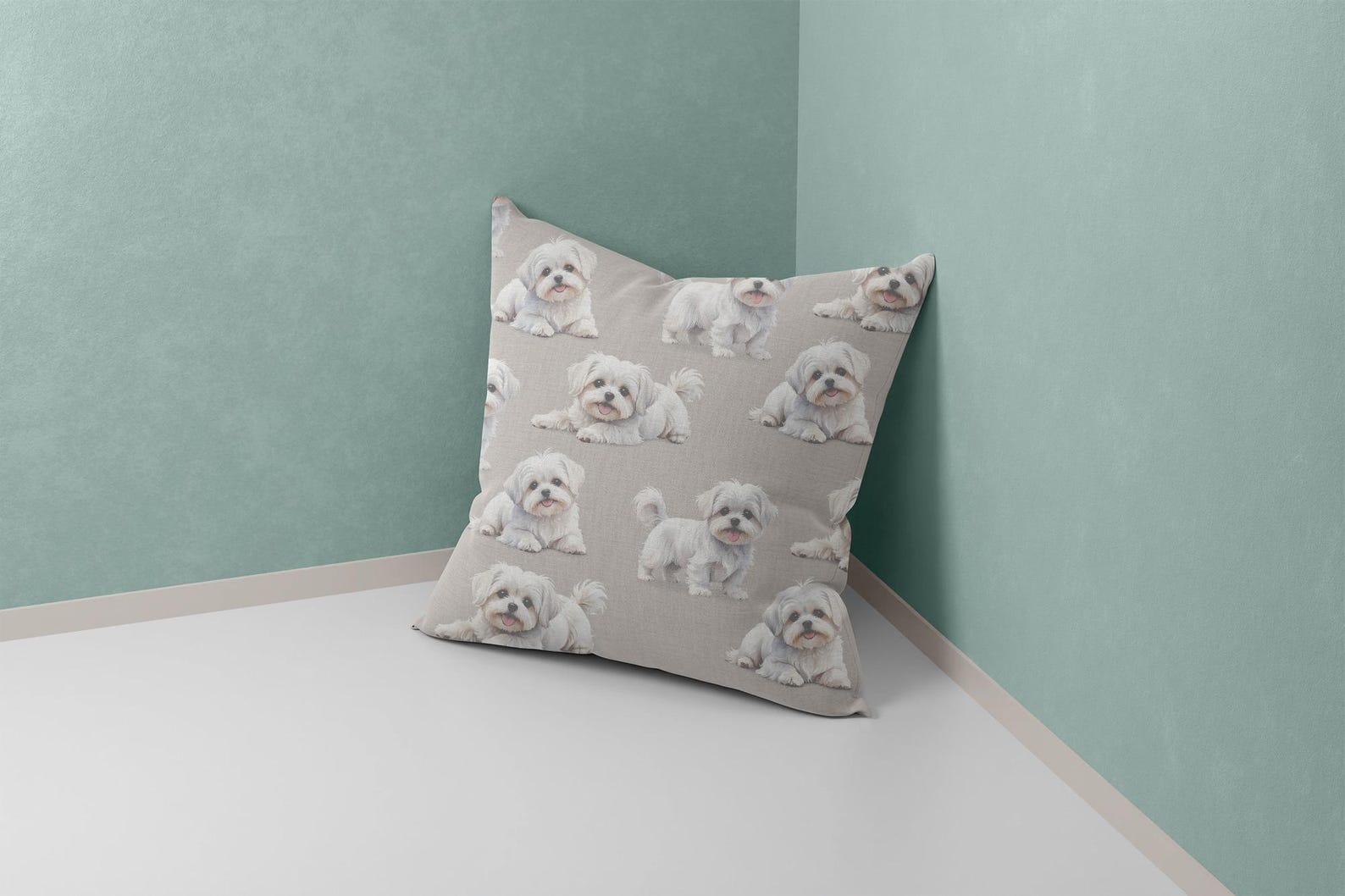 Cute Modern Maltese Watercolor Clipart PNG Maltese Dog PNG Dogs Puppies ...