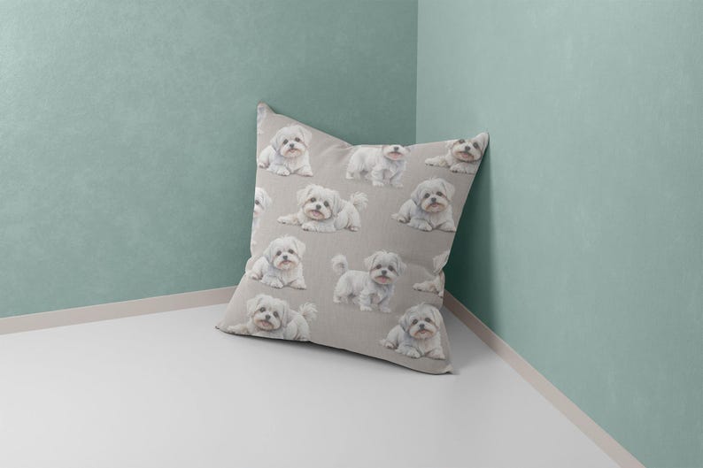 Cute Modern Maltese Watercolor Clipart PNG Maltese Dog PNG Dogs Puppies ...