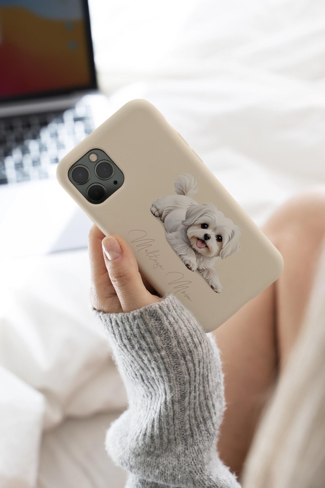 Cute Modern Maltese Watercolor Clipart PNG Maltese Dog PNG Dogs Puppies ...