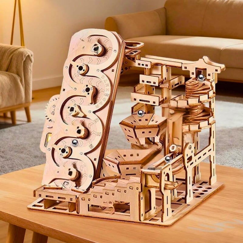 Wooden Marble Track - Etsy