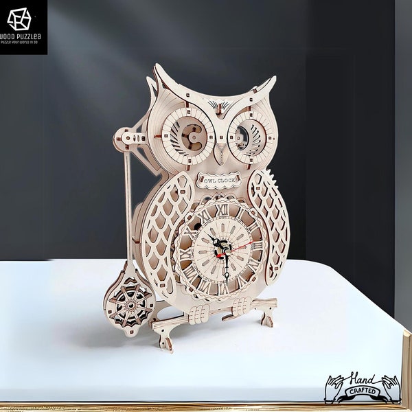 Wooden Owl Clock - Etsy