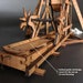 DIY Ancient Chariot Model Siege Car, Counterweight Trebuchet Catapult ...