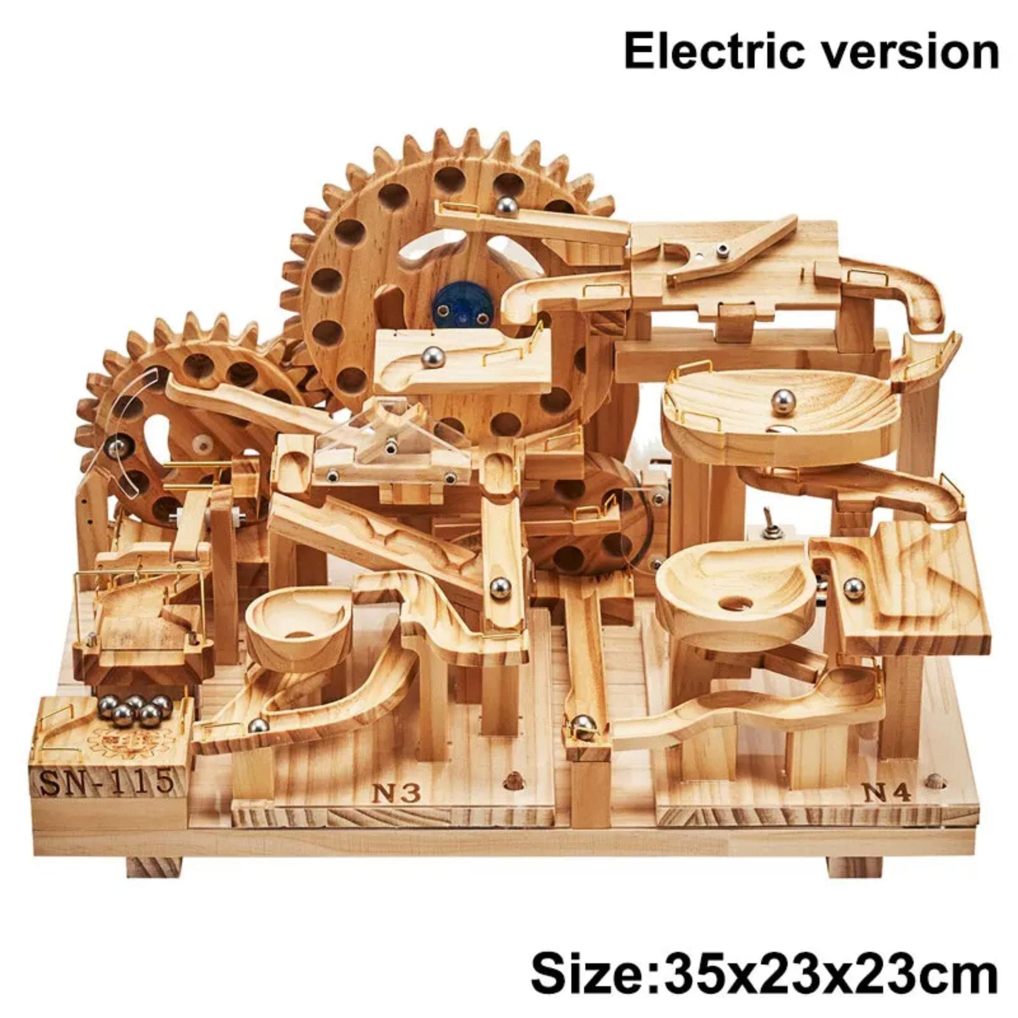 Marble Maze Run 3D Wooden Puzzle, Advanced Building Blocks Electric ...
