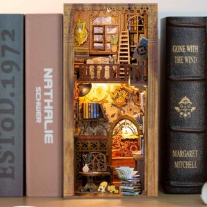 Eternal Bookstore DIY Book Nook Gifts Toy Kit, Miniature Dollhouse ...