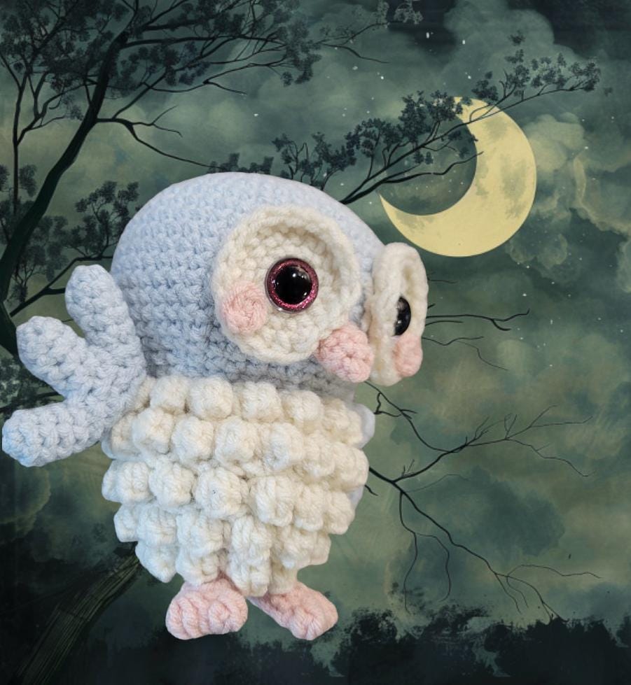 Hooty the Baby Owl! Crochet Pattern 100% Original Fun Craft Ideas for ...
