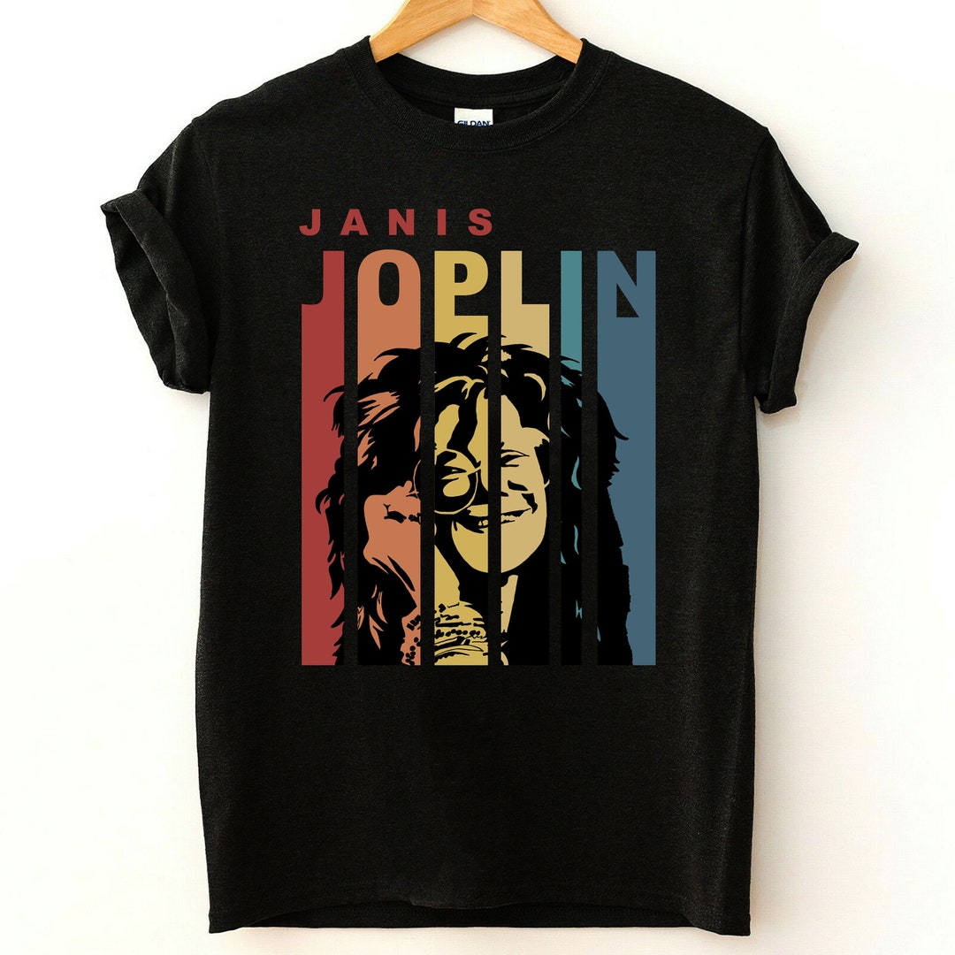 Janis Lyn Joplin Vintage T-shirt, Janis Joplin Shirt, Women Rock Singer ...