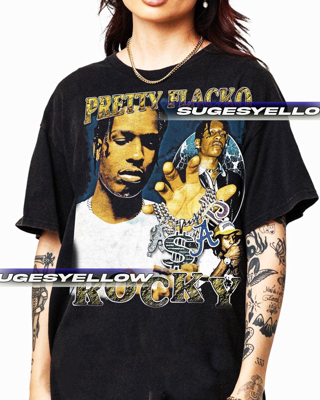 Asap Rocky T-shirt - Asap Rocky at Long Last Asap T-shirt - Jodye ...