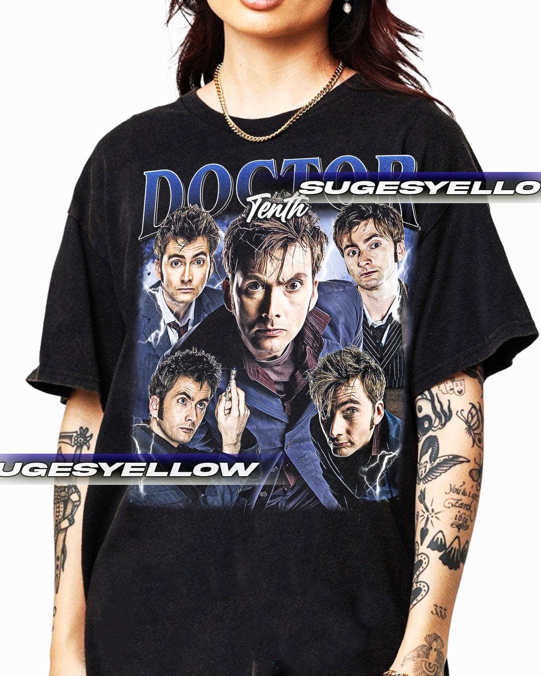 Doctor Who Tenth Doctor T-shirt for Men and Women - Time Travel Tee ...