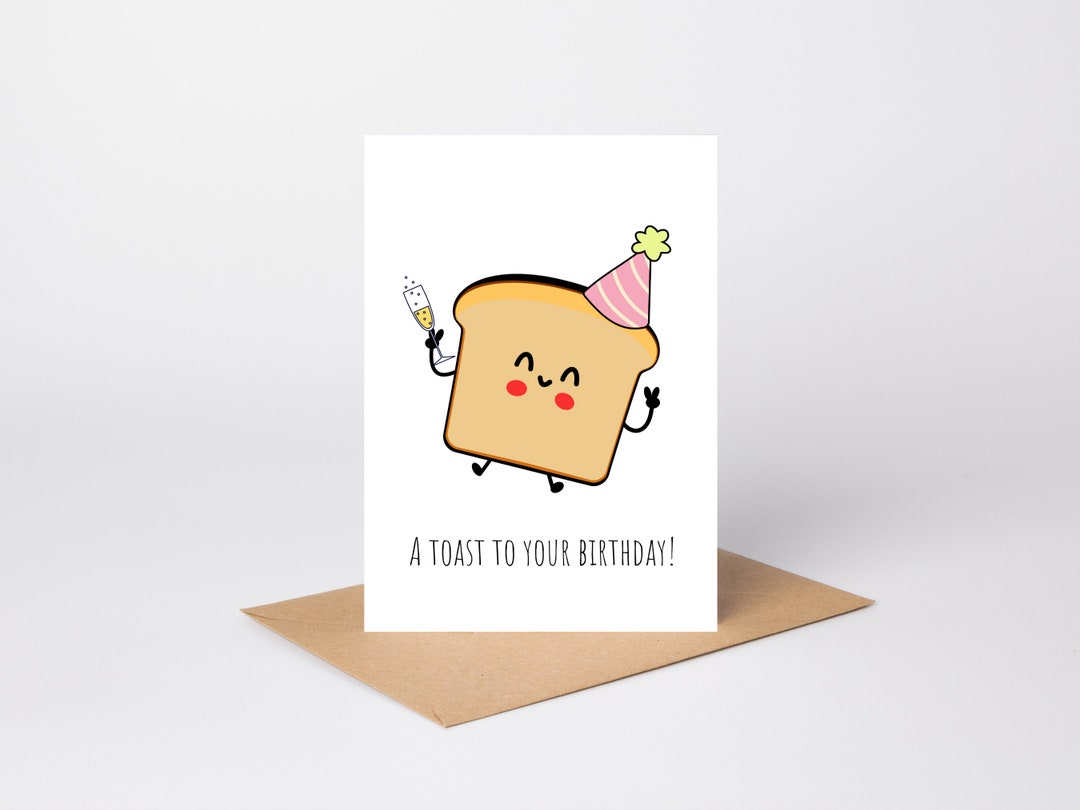 Printable Birthday Card, Birthday Card, Digital Download Card, Cute ...