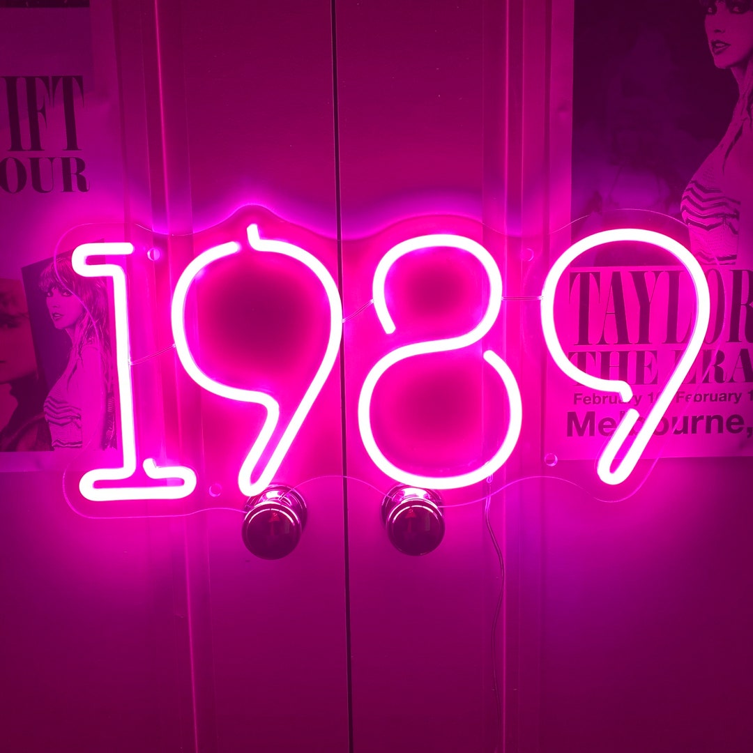 1989 World Tour Inspired LED Neon Sign Dorm Room Decor Merch Gift for ...