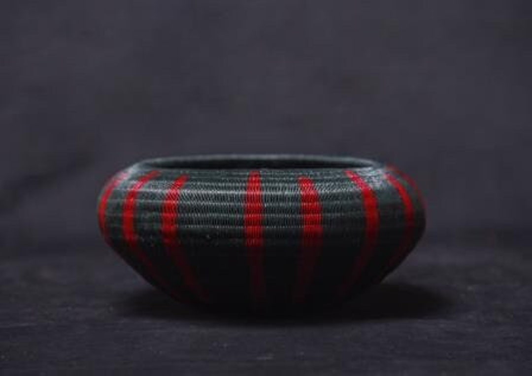Bowl Black, Red Tears- Big Mouth - Etsy