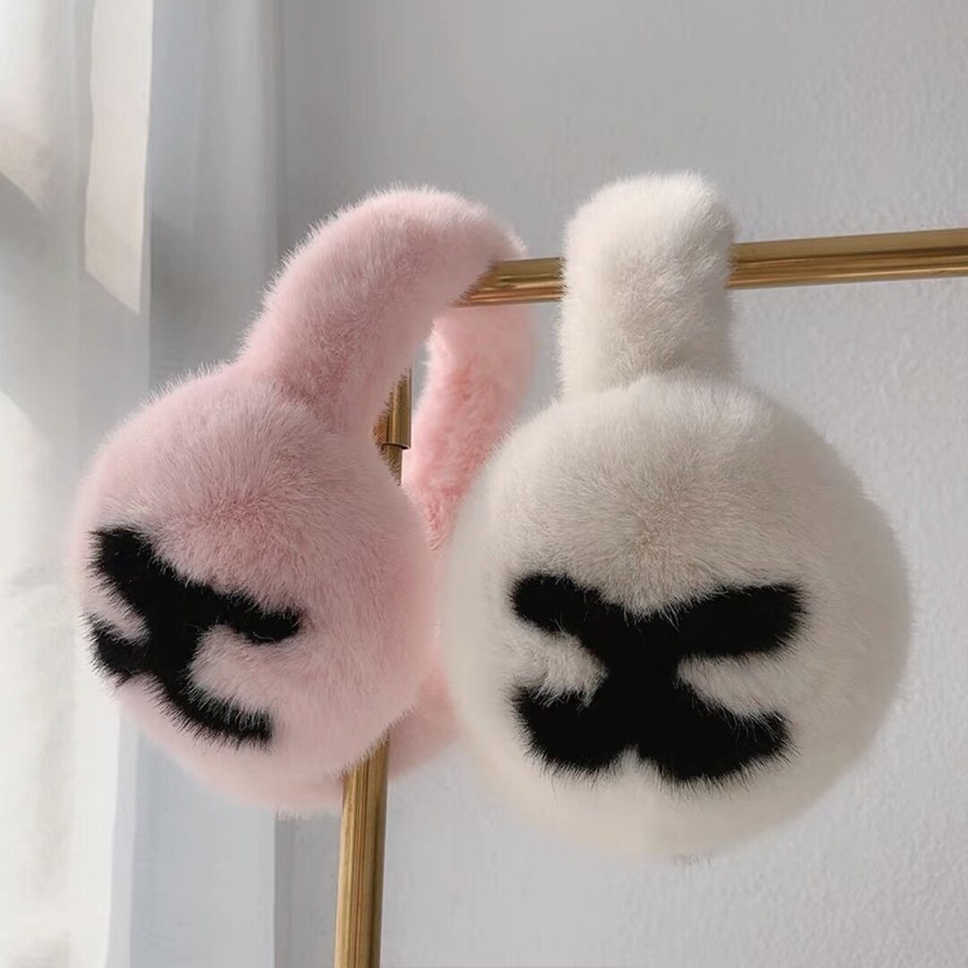 Fluffy Ear Muff for Women Plush Foldable Earmuffs Kids Winter Earmuffs ...