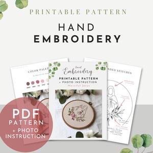 Merciful Jesus Embroidery Printable Pattern PDF, Catholic Home Decor ...